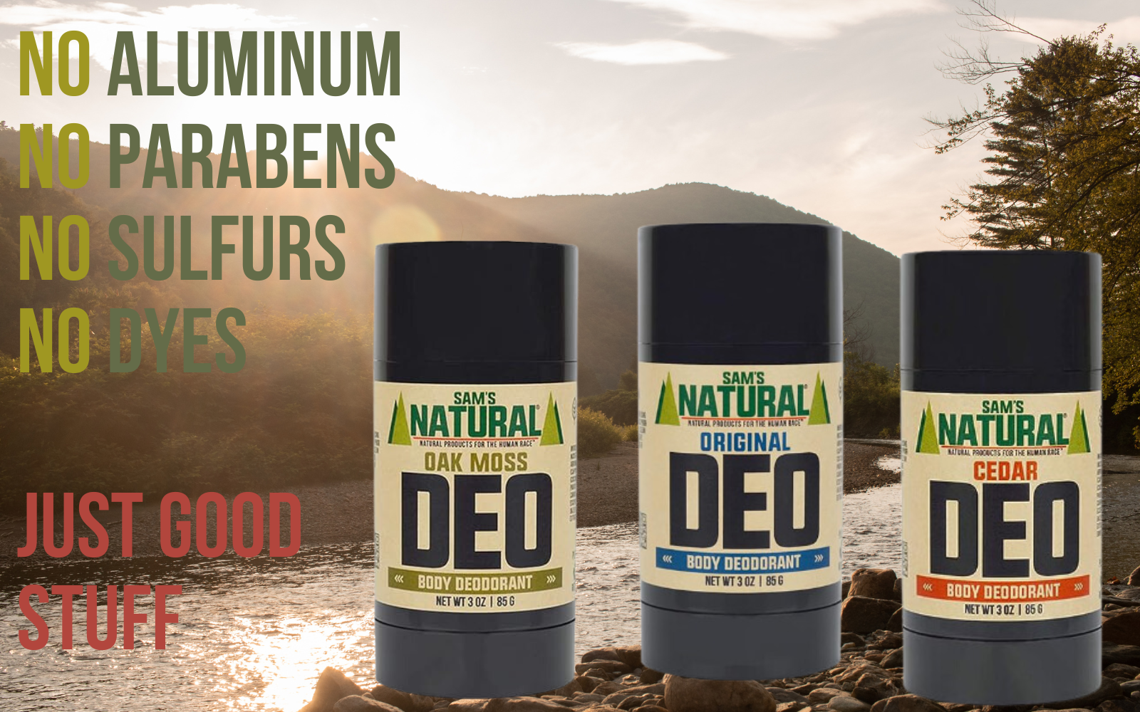 Natural Deodorant, Beard Oil, Soaps, Skin Care by Sam's Natural